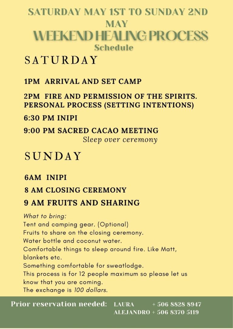 Weekend Healing Process | La Senda Costa Rica Retreat & Wellness Center ...